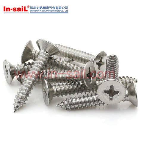 Self Tapping Screws With Cross Recessed Pan Head China Screw And