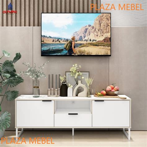Jual Olympic AVR AXENA Meja Rak TV Modern Minimalis Buffet Pendek