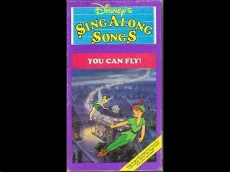 Disney S Sing Along Songs You Can Fly 1988 VHS Opening Previews