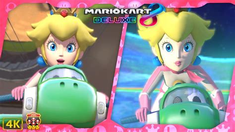 Mario Kart 8 Deluxe DLC ⁴ᴷ Wave 3 200cc 3 Star Rank Peach gameplay