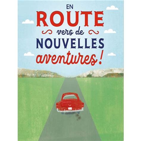 Carte Départ En Route Vers De Nouvelles Aventures Draeger Paris