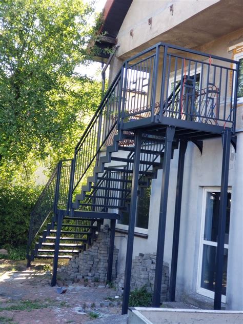 Schody zewnętrzne metalowe krata wema deska kompozytora Żerków OLX pl