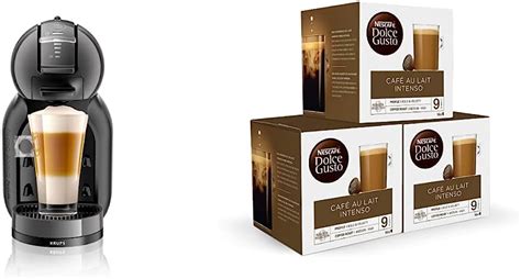 Cafetera Krups Nescafé Dolce Gusto Mini Me con 3 Packs Café Intenso
