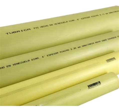 Tubos De Pvc Para Aguas Negras De Pulgadas Tubrica Mercadolibre