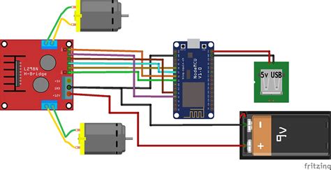Wifi Controlled Robot Nodemcu Esp