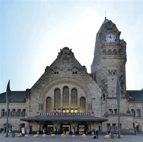 Metz Moselle Quartier impérial Gare Metz Moselle Flickr