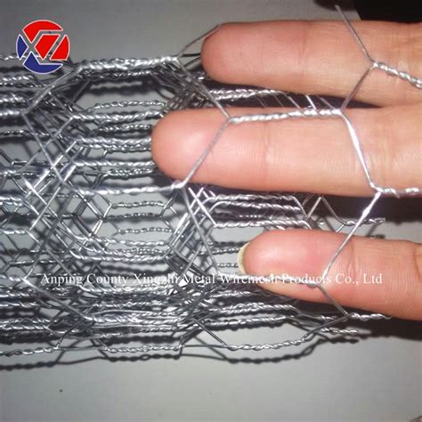 Electro Galvanized Hexagonal Wire Mesh For Poultry Fencing Fishing