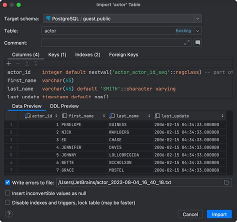 Import DataGrip Documentation