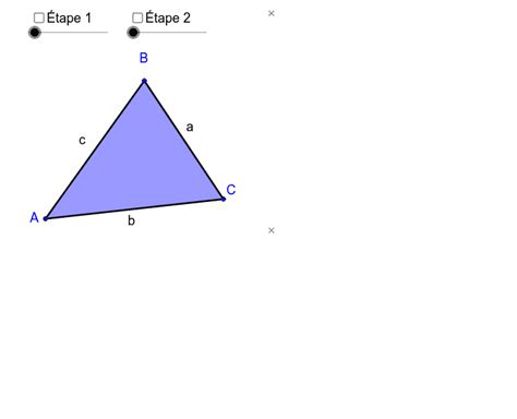 La Loi Des Sinus Expliqu E Version Compacte Geogebra