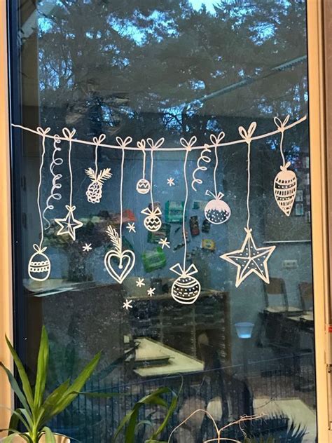 Cute Christmas Window Painting Ideas Nikki S Plate Christmas