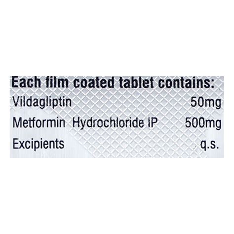 Buy VILDAGLIP M 50 500mg Tablet 10 S Online At Upto 25 OFF Netmeds