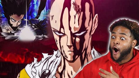 Saitama Vs God Garou Fan Animation By Mastar Media Reaction Youtube