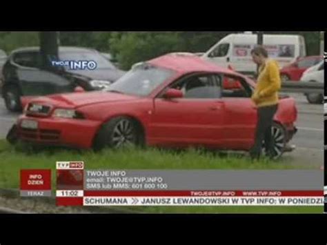 Twoje Info śmiertelny wypadek w Warszawie TVP Info 11 05 2013 YouTube
