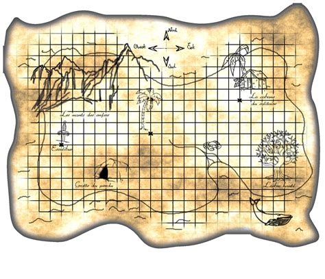 carte au tresor 6ème Mathématiques