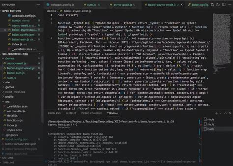 crear async await js con babel [guía práctica 2024]