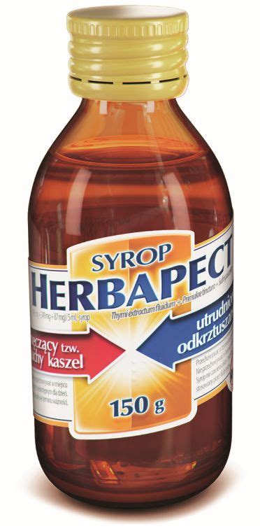 Herbapect Syrop Kaszel Suchy Kaszel Mokry 150 G Preparaty Bez Cukru