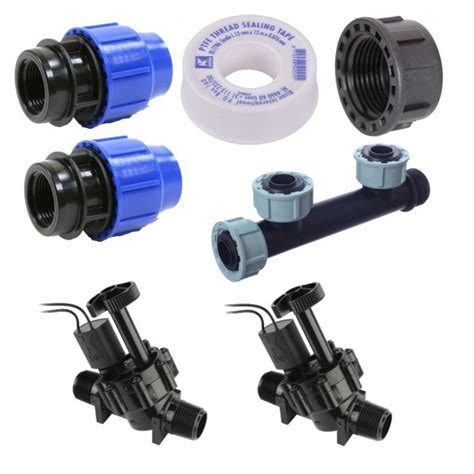 HydroSure Irrigation Sprinkler Manifold With Pro Series Solenoid Valves