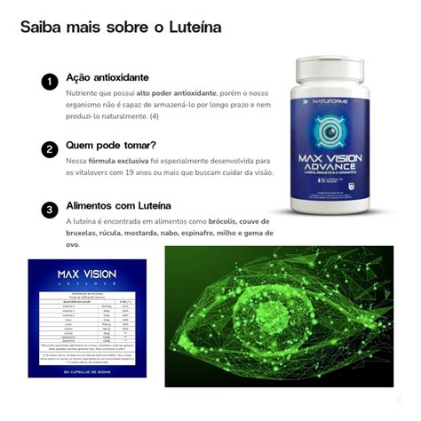 Max Vision Advance Lute Na Zeaxantina Astaxantina C P
