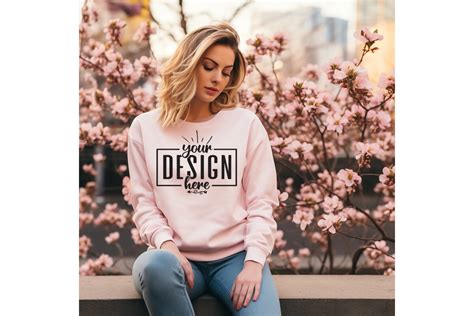 Gildan 18000 Sweatshirt Mockup Graphic By BestMockupStore Creative