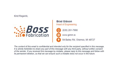 Confidential Document Footer