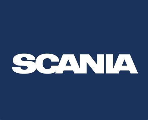 Scania Brand Logo Car Symbol Name White Design Swedish Automobile