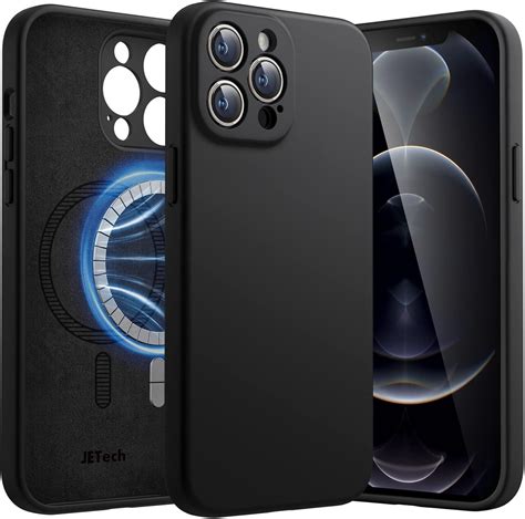 JETech Funda Silicona Magnética para iPhone 12 Pro MAX 6 7 Pulgadas