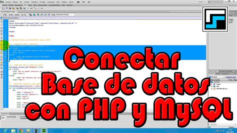 Conectar Base De Datos Con Php Y Mysql Youtube