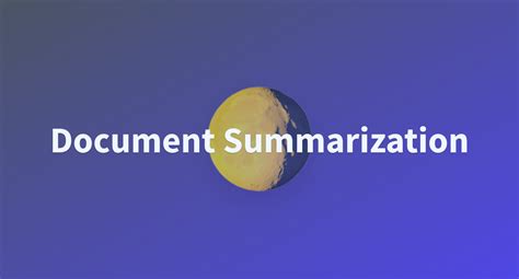 Document Summarization A Hugging Face Space By Geraskalnas