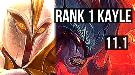KAYLE Vs AATROX TOP DEFEAT Rank 1 Kayle Legendary 14 3 6 Rank