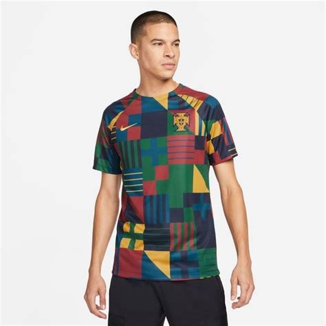 Portugal T shirt d Entraînement Dri FIT Avant Match 2022 23 Bleu