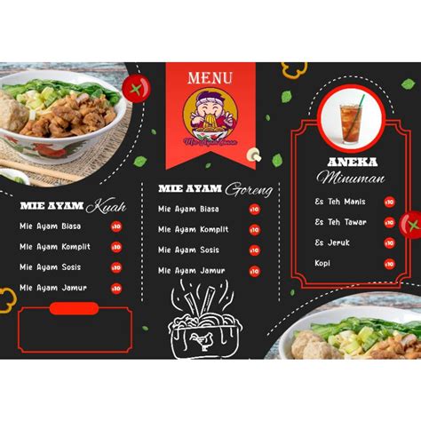 Detail Desain Brosur Makanan Keren Koleksi Nomer 39