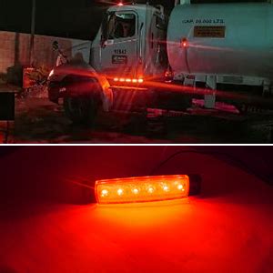 Amazon NBWDY 10Pcs 3 8 Red Side Marker Lights Truck Front Side