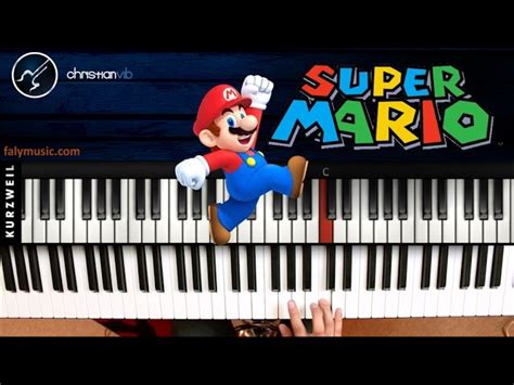 Como Tocar SUPER MARIO BROS En Piano PASO A PASO Notas Musicales