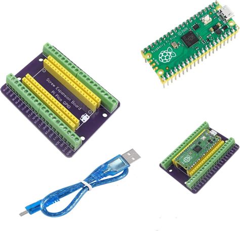 dubeuyew raspberry pi pico with pre soldered microcontroller board with pi pico breakout board