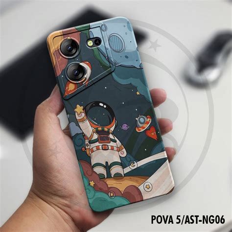 Jual NG06 Marintri Case TECNO POVA 5 Fashion Case ASTRONAUT Softcase