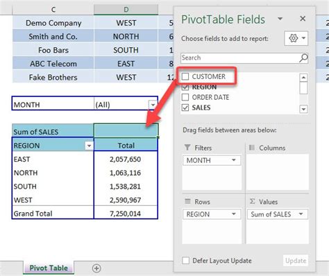 Pivot Table Excel Tutorial Pdf Cabinets Matttroy