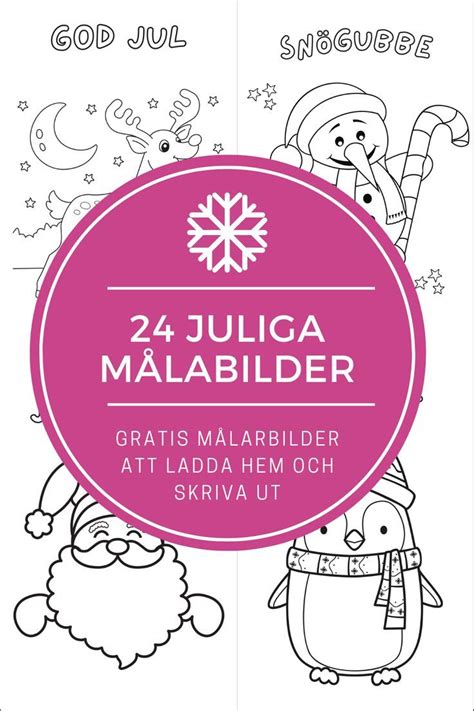 M Larbilder Jul Julpyssel Att Skriva Ut Julbilder Enkelt Julpyssel