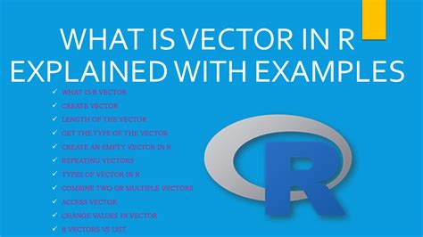r vector explained with examples spark by {examples}