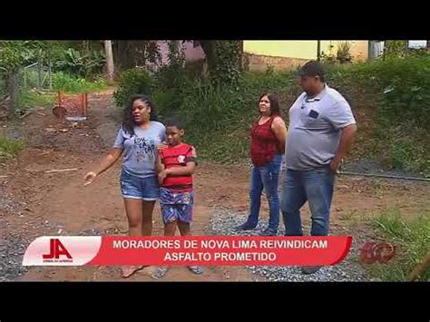 Moradores De Nova Lima Reivindicam Asfalto Prometido YouTube