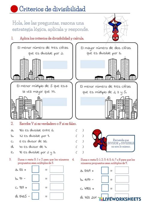 The Spiderman Worksheet For Spanish Students