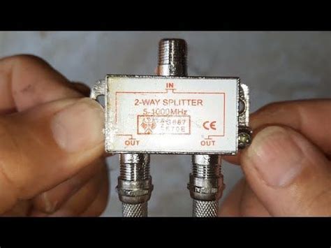 Convirtiendo Tu SPLITTER En Una Poderosa Antena Para El Televisor