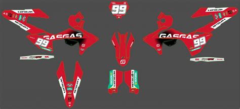 Kit déco Gasgas MC 2024 Factory Boutique Kit Déco Moto