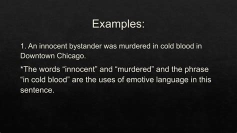 Emotive Language Pptx
