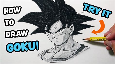 How To Draw A Dragon Ball Z Goku Step By Step