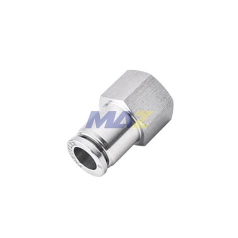 Adaptador De Acero Inoxidable Para Manguera De 8Mm Con Acople Rápido