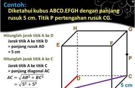 Contoh Soal Jarak Titik Ke Bidang Pada Kubus FirstLoveBand