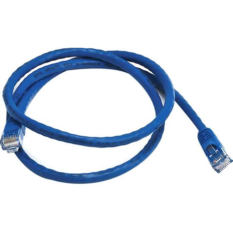 Monoprice Cat6 Ethernet Patch Cable 3 Feet Blue Network Internet