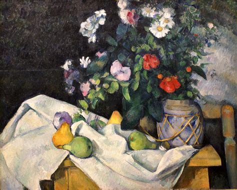 Paul Cézanne Stillleben mit Blumen und Früchten Still l Flickr