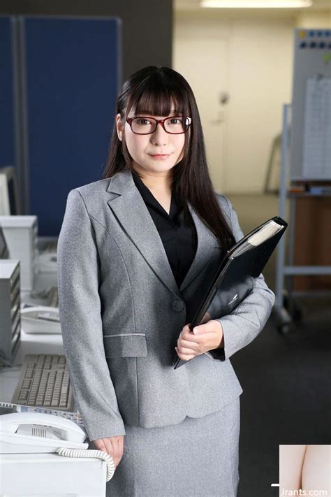 Colleague With Big Breasts Wears Glasses And Changes Color P