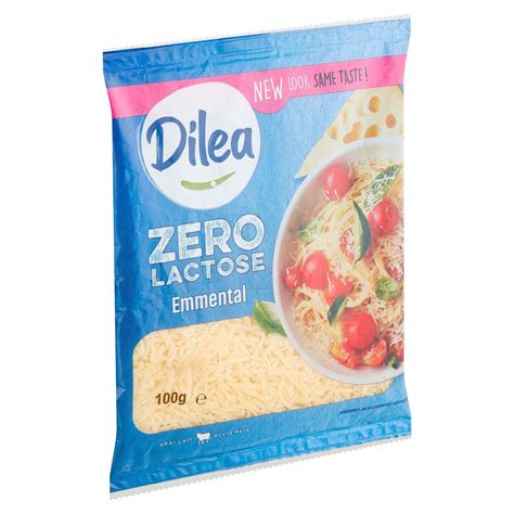 Dilea Zero Lactose Emmental 100 G Carrefour Site